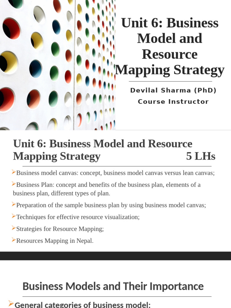 Business Model & Resource Mapping Guide | PDF | Business Model | Market ...