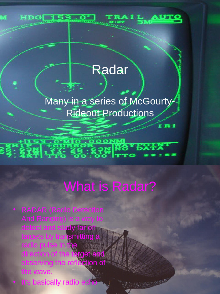 Understanding Radar Technology Basics | PDF | Radar | Radio