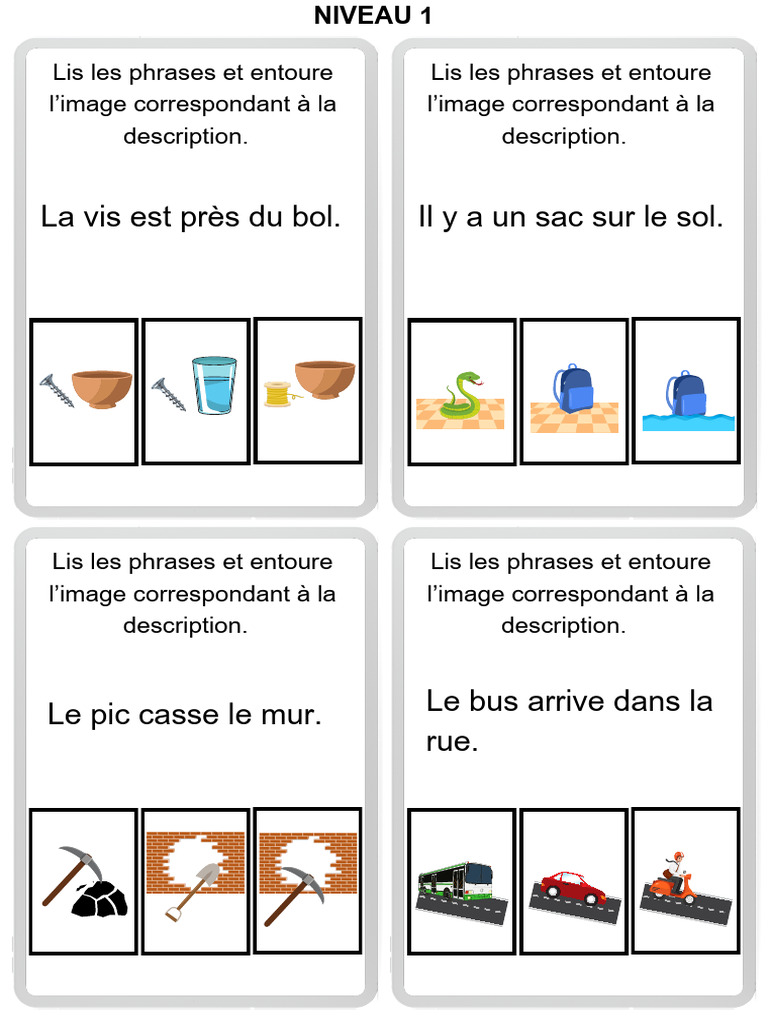 Activités de lecture et d'illustration | PDF