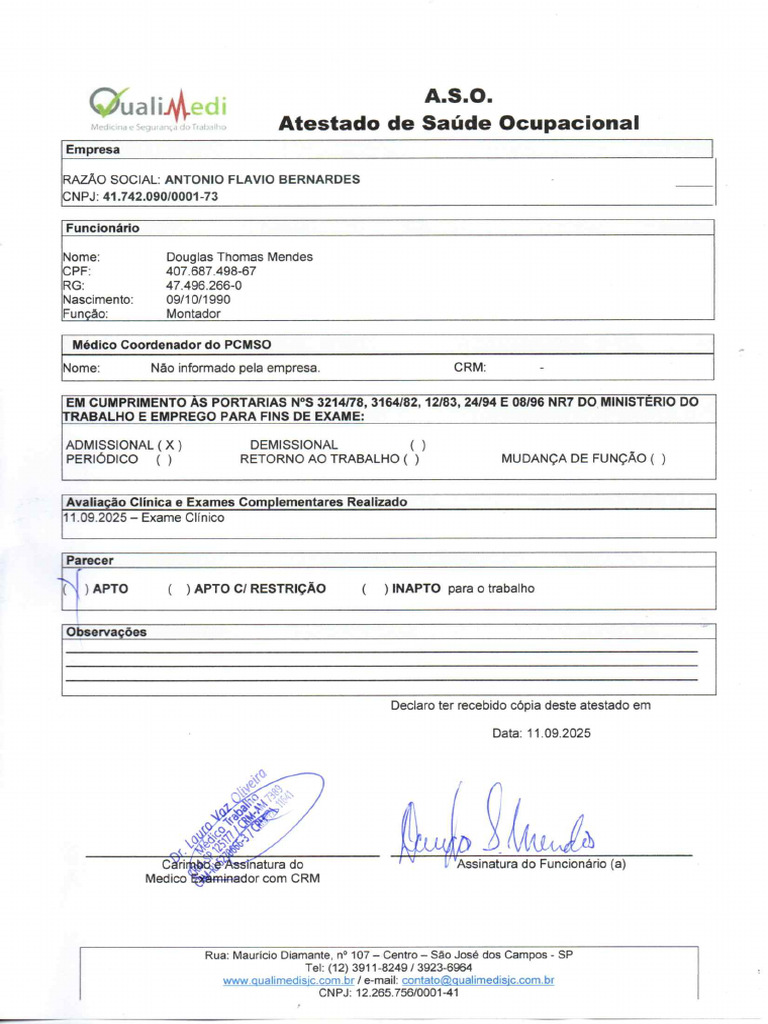 Aso Exame M Dico 2025-10-20 08 48 16 | PDF