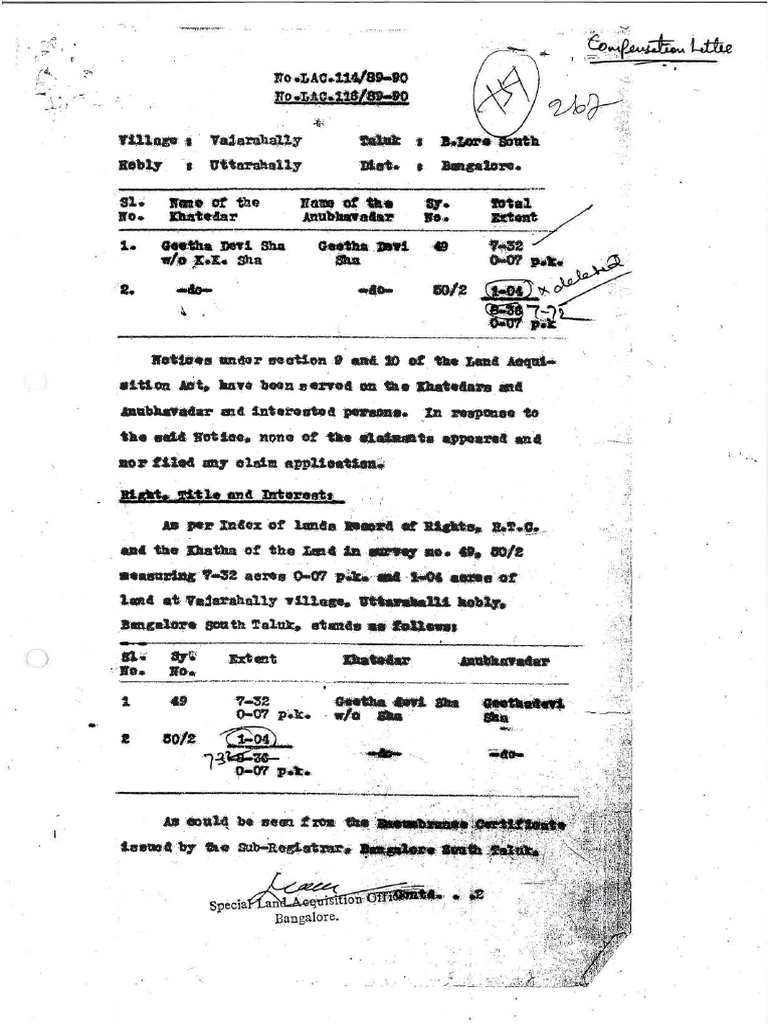 Compensation Letter.114 116-89-90 | PDF