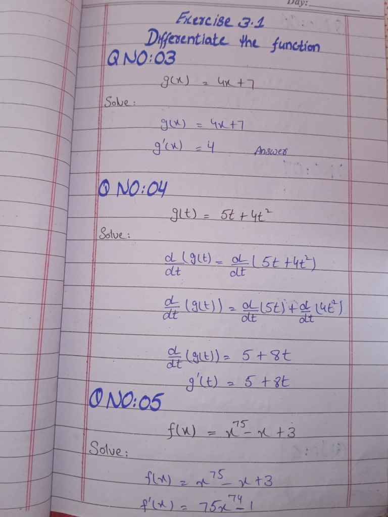 Exercise # 3.1 | PDF