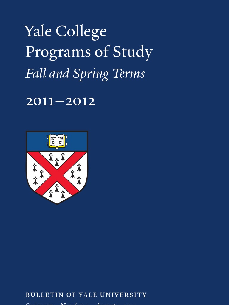 Yale College Programs of Study 2011-2012 | PDF | Learning | Cognition