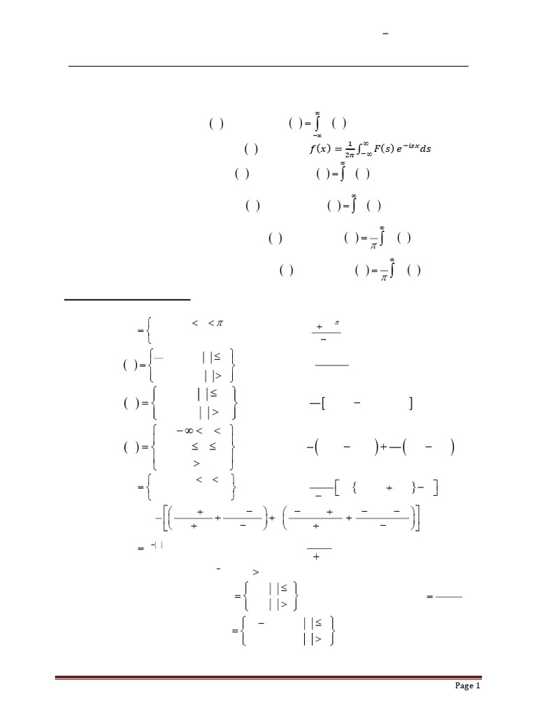 Unit-3 Fourier Transforms | PDF | Convolution | Fourier Analysis