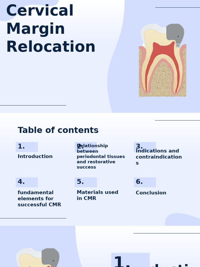 Cervical Margin Relocation in Dentistry | PDF | Dental Composite ...