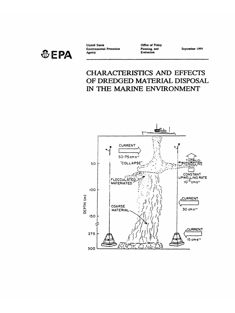 Characteristics and Effects of Dredged Material Disposal in Marine ...