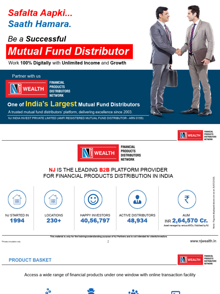 Mutual Fund Distributor: Saath Hamara | PDF | Investing | Mutual Funds