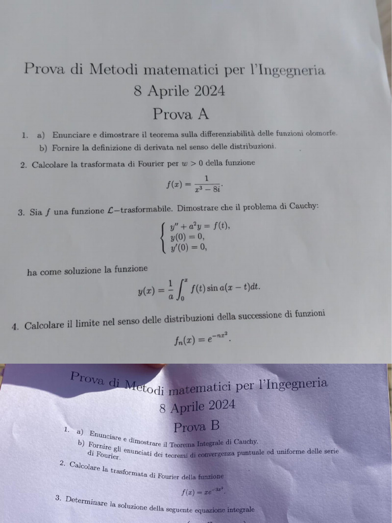 Prove Metodi - 240620 - 124811 2 | PDF