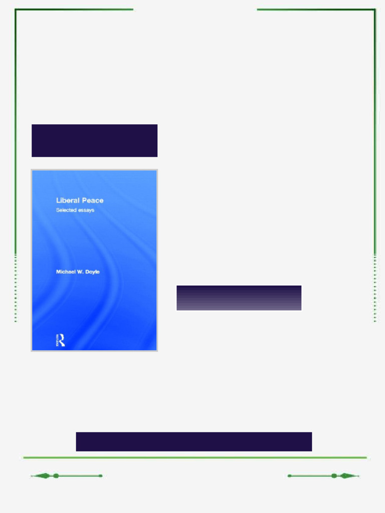 Liberal Peace Selected Essays 1st Edition Michael W. Doyle all ebook ...