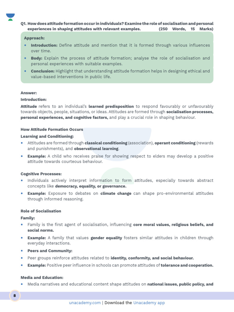 Understanding Attitude Formation and Dissonance | PDF | Attitude ...