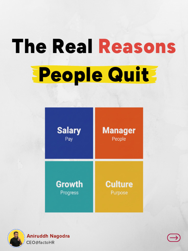 The Real Reasons People Quit | PDF