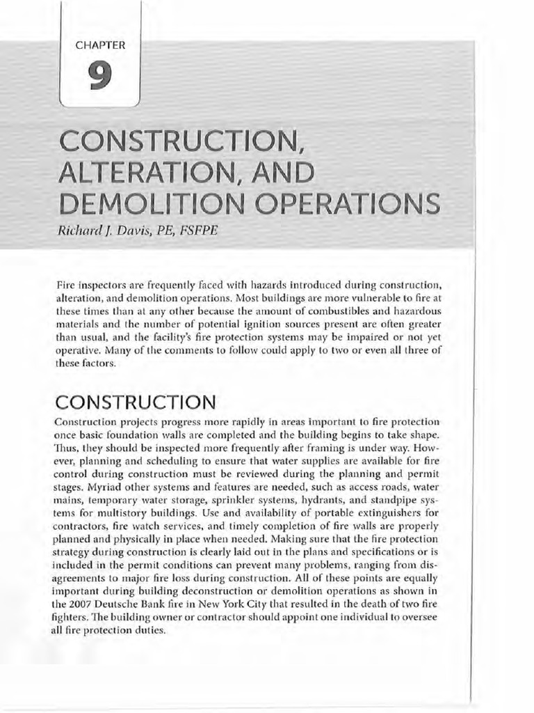 Fire Safety in Construction Sites | PDF | Fires