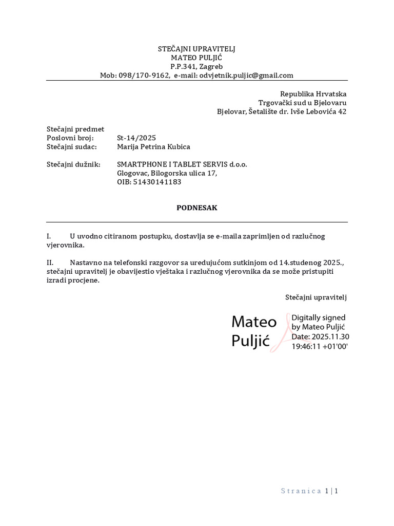 Podnesak | PDF