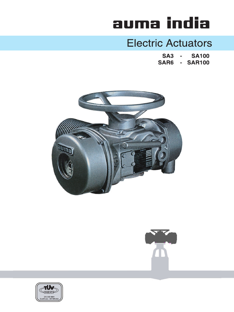 Auma Multi-Turn Actuators Overview | PDF | Electric Motor | Switch