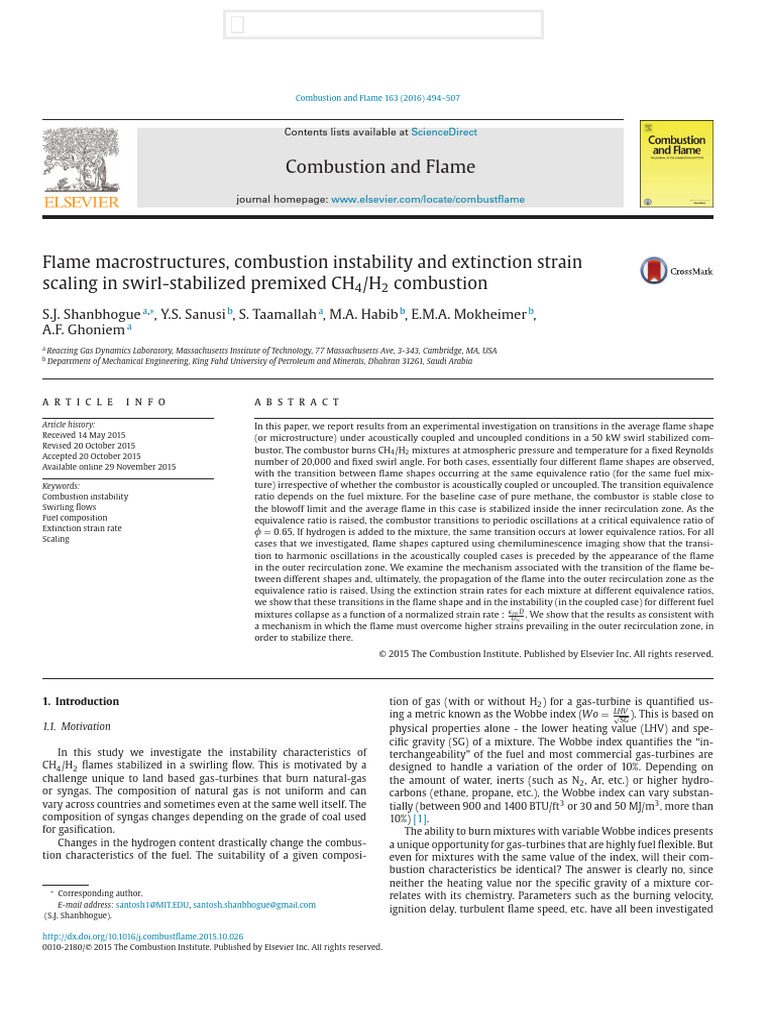 Flame macrostructures, combustion instability and extinction strain ...