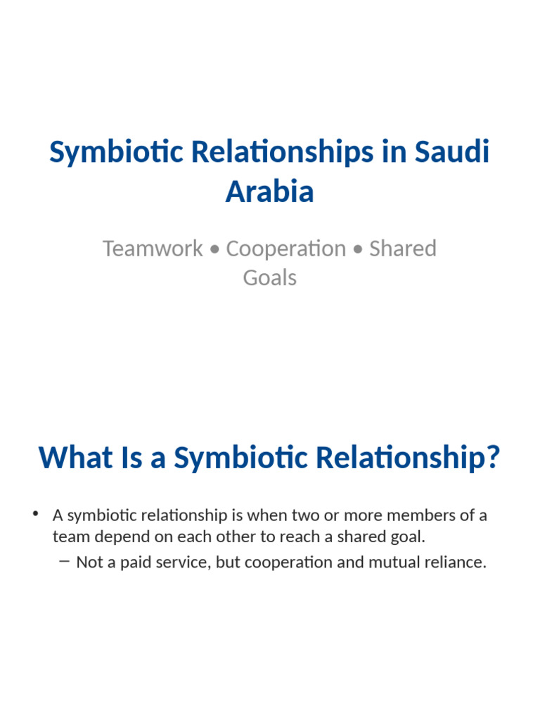 Symbiotic Relationship Project Decorated | PDF