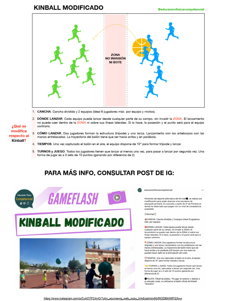 Kin Ball Modifi CA Do | PDF