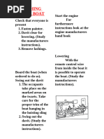 Rescue Boat Recovery Procedure Guide | PDF