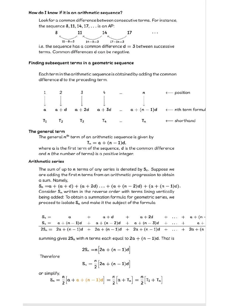 Sequences, Series, Logarithms and Surds | PDF