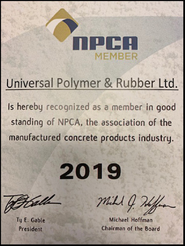 NPCA Certificate UPR 3 | PDF
