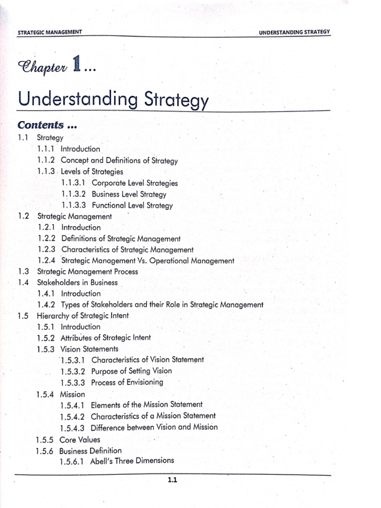 Strategic Management | PDF