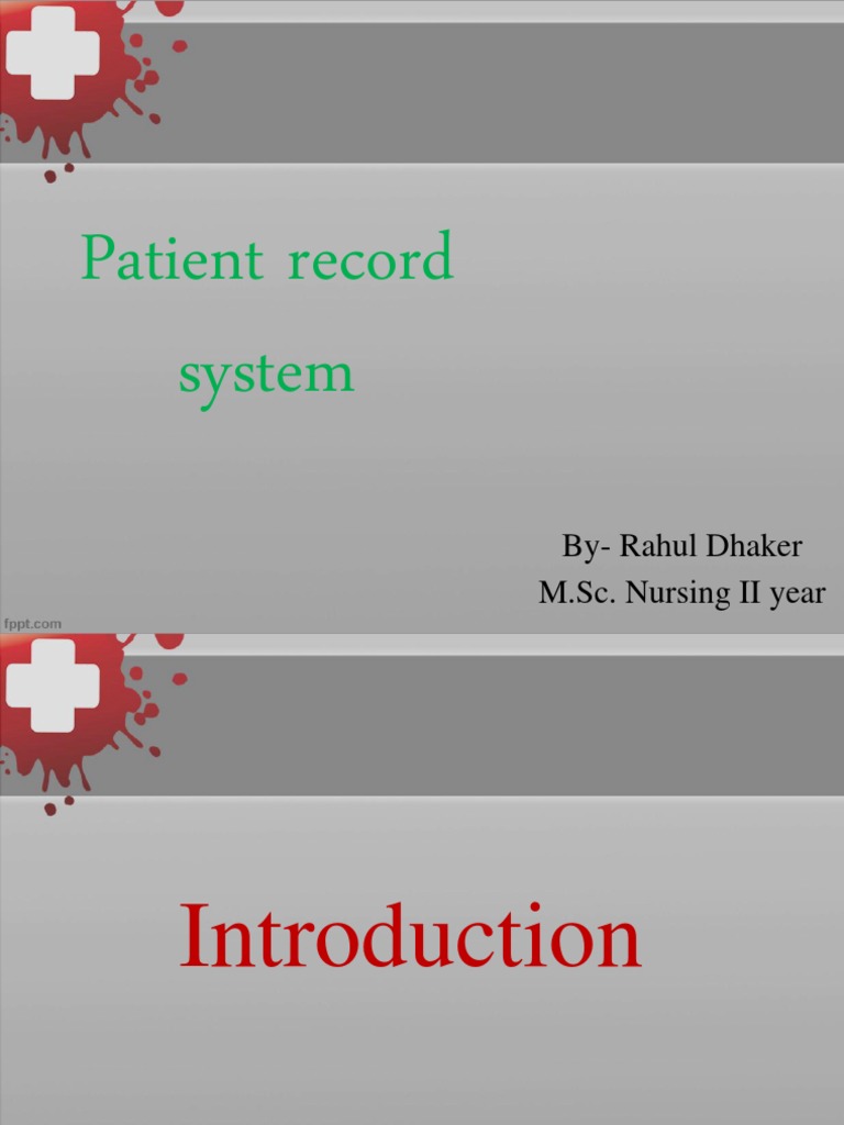 Patient Record System.... | PDF | Medical Record | Patient
