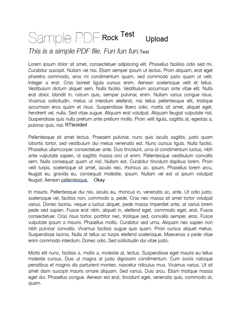 sample for download pdf file | PDF