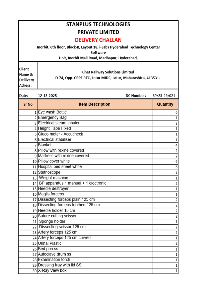 Opex DC Lot1 | PDF