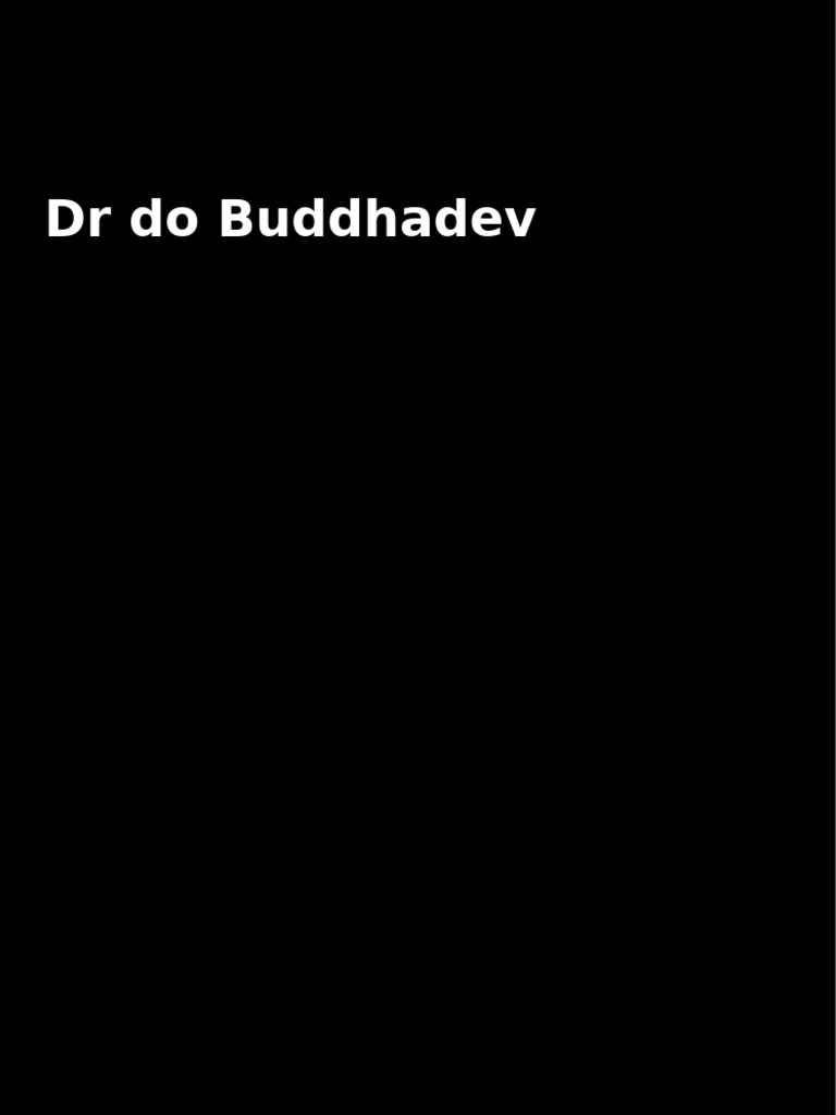 DR Do Buddhadev | PDF