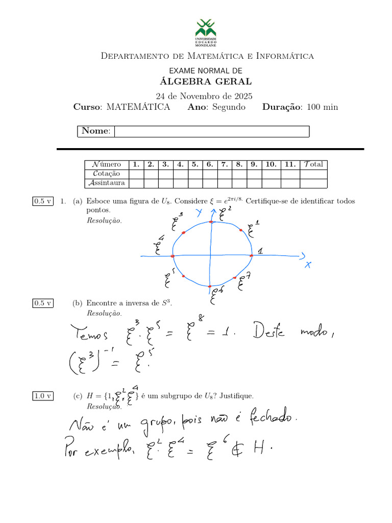 EX_NRML_AG_25 | PDF | Objetos matemáticos | Conceitos matemáticos