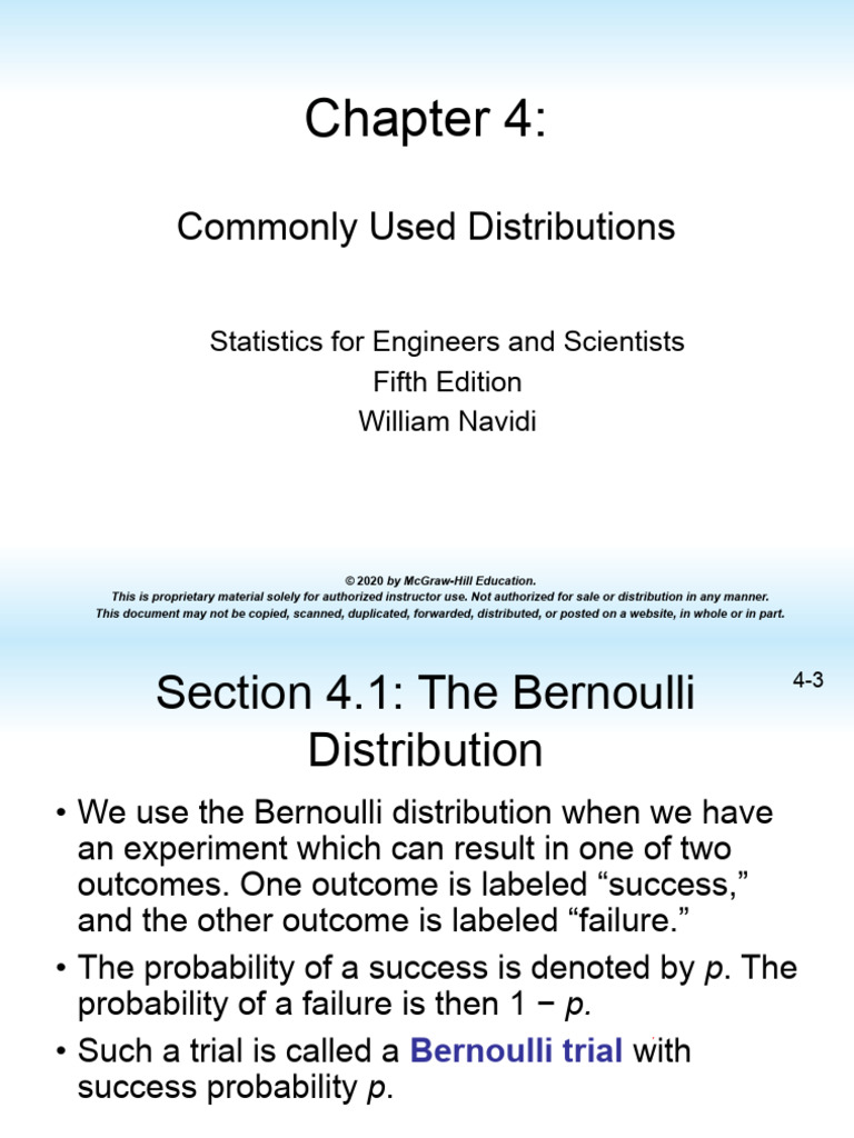 ENGR201 04-Binomial Distribution | PDF | Probability Distribution ...