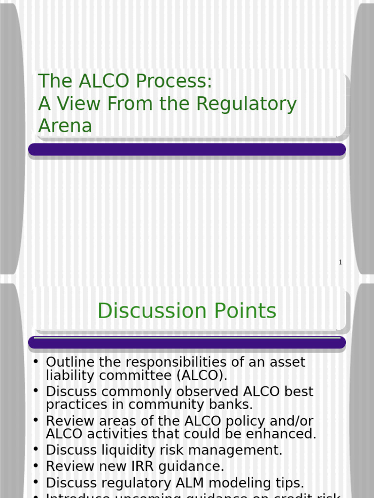 Fdic Presentation On Asset Liability Management Process 4 11 | PDF ...