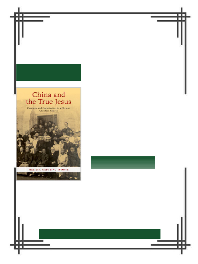 China and the True Jesus: Charisma and Organization in a Chinese ...