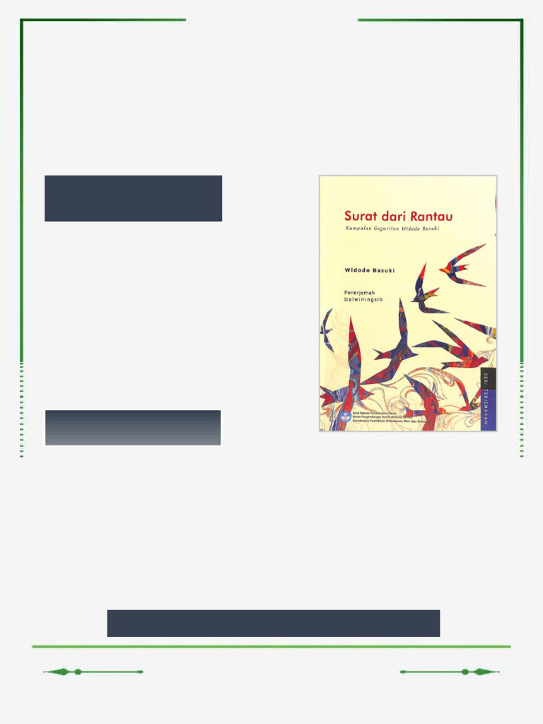 Surat dari Rantau Kumpulan Geguritan Widodo Basuki Widodo Basuki ebook ...
