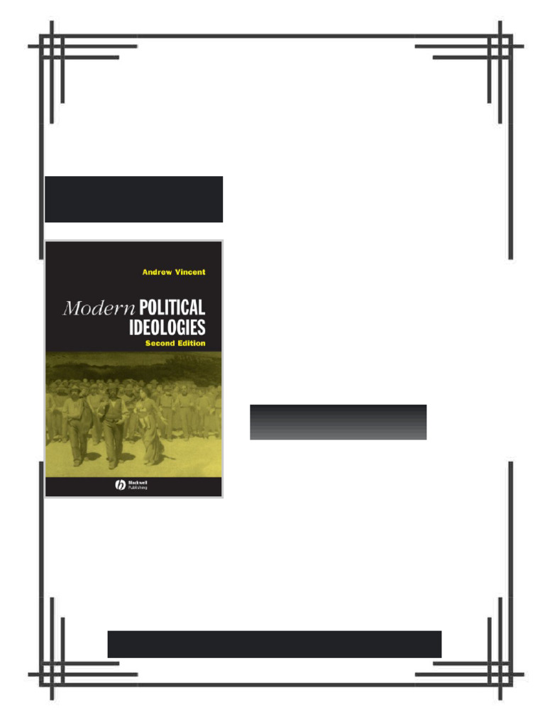 Modern Political Ideologies 3rd Edition Andrew Vincent ebook full size ...