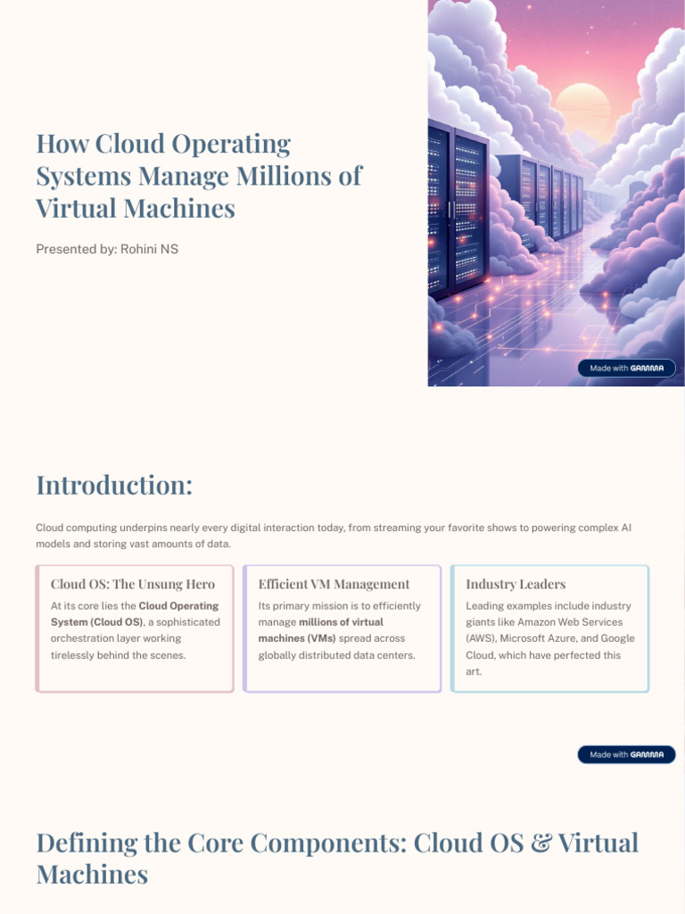 Cloud OS Management and Automation Guide | PDF