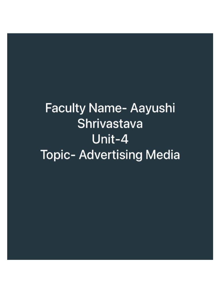 Advertising Management | PDF