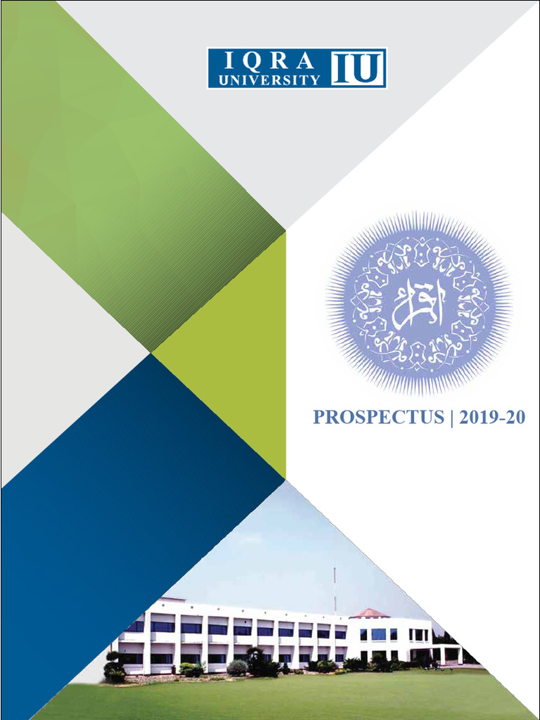 Iqra Prospectus Complete | PDF | Computer Programming | University And ...
