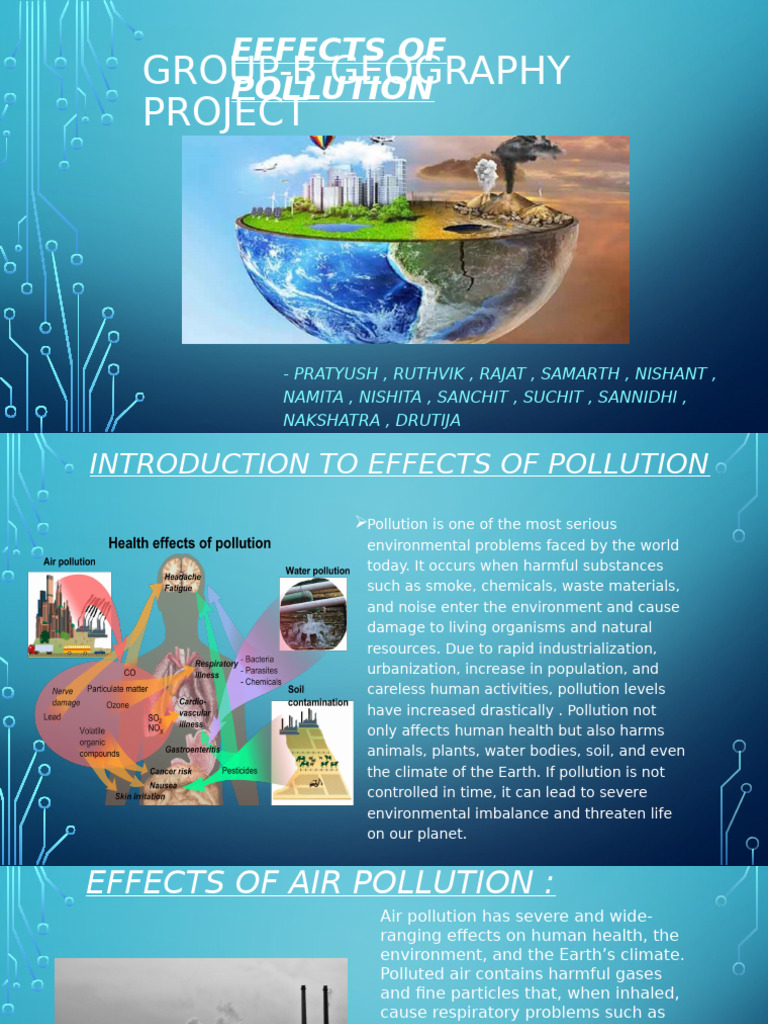 Effects of Pollution-1 | PDF | Pollution | Air Pollution