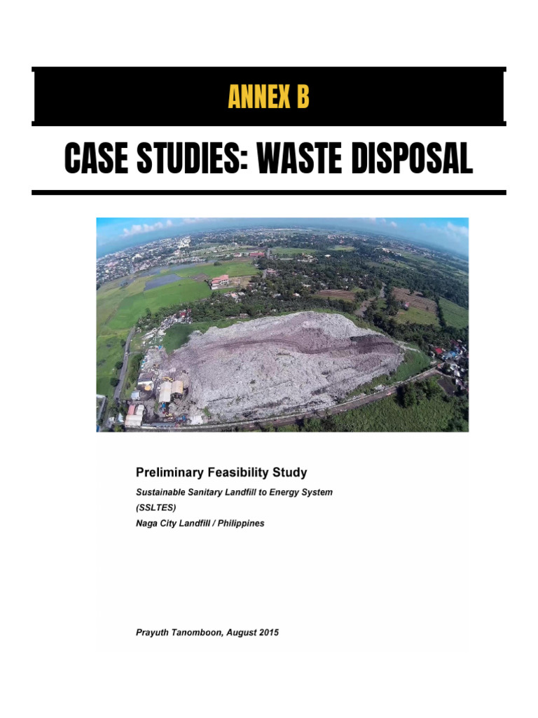 Case Study B - Waste Disposal | PDF