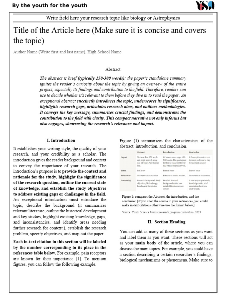 New Guidelines for Research Paper | PDF | Abstract (Summary) | Statistics