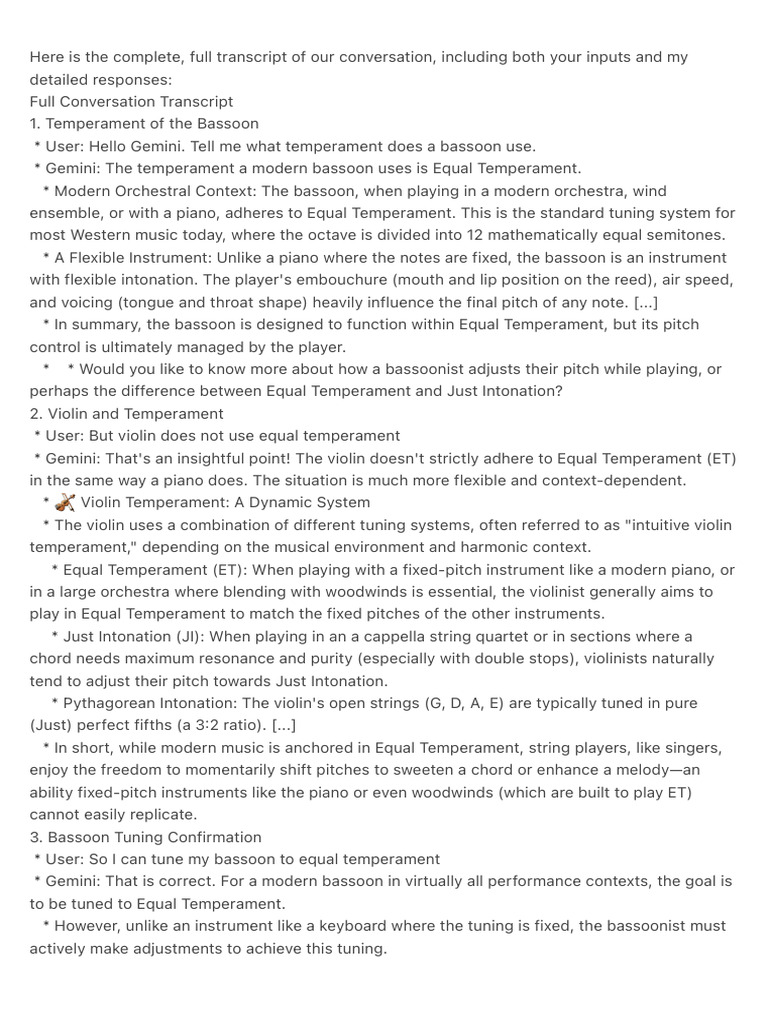 Here Is The Complete, Full Transcript of Our Conversation, Including ...