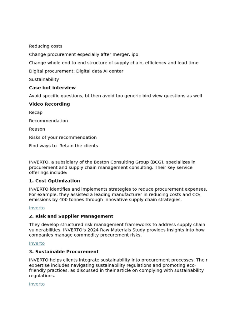 BCG | PDF | Supply Chain | Procurement