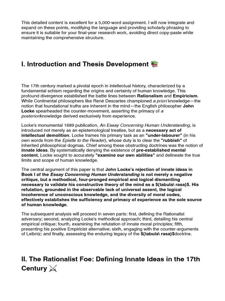 John Locke | PDF | Rationalism | Empiricism