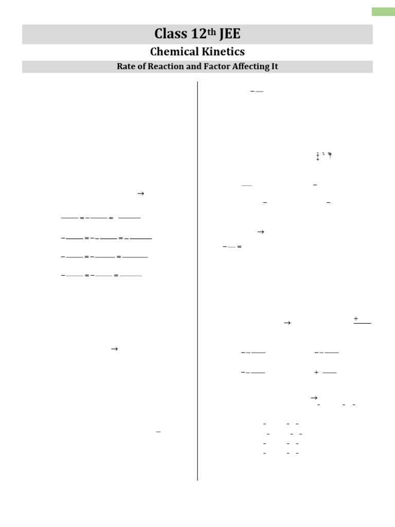 Chemistry 12 Sample Qbank | PDF | Reaction Rate | Reaction Rate Constant