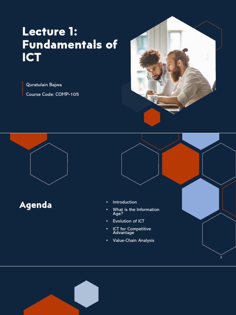 ICT Lecture 01 | PDF | Logistics | Artificial Intelligence