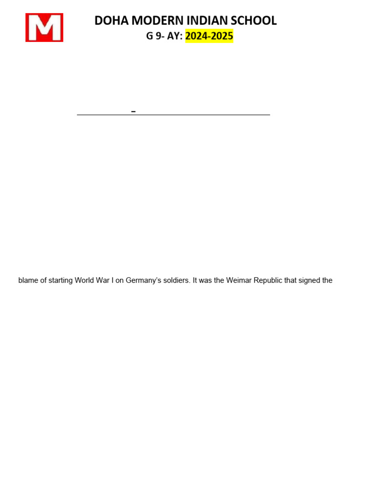 Nazism and Hitler's Rise: Key Q&A | PDF | Weimar Republic | Nazi Germany