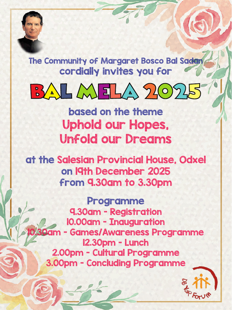 Margaret Bosco Bal Sadan Mela 2025 | PDF