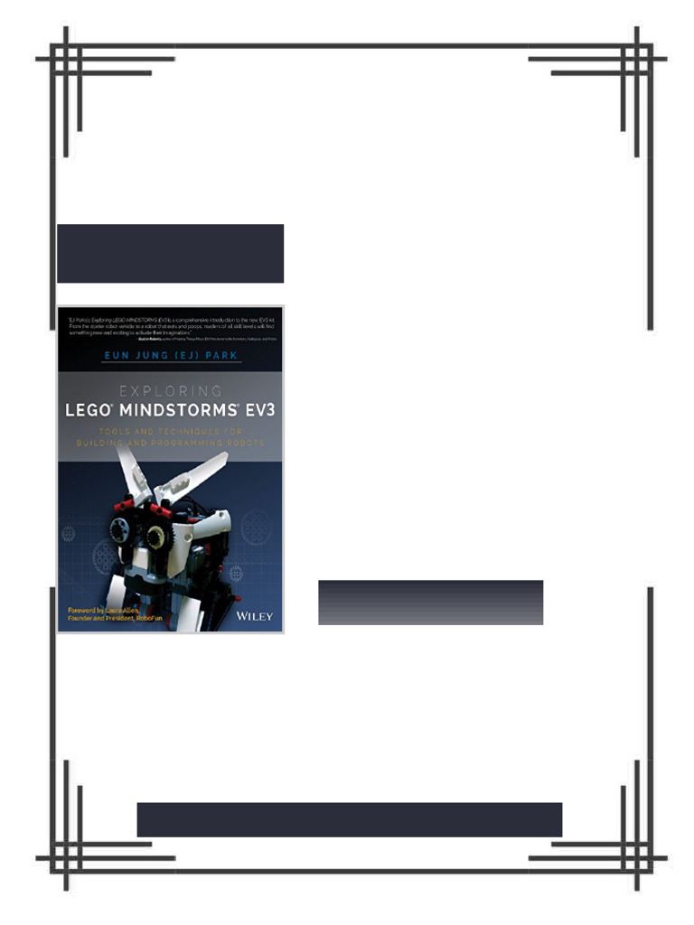 Exploring LEGO Mindstorms EV3 Tools and Techniques for Building and ...