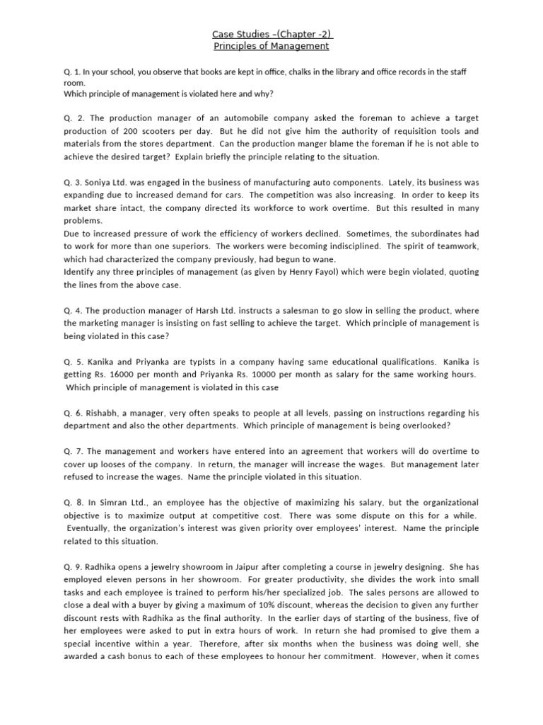 Xii Bs - Ch 2 Case Study | PDF | Employment | Salary